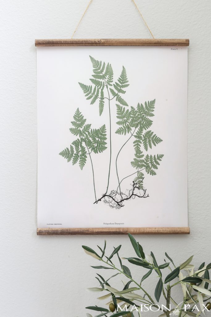 DIY Botanical Hanging and A Touch of Farmhouse Charm - Maison de Pax