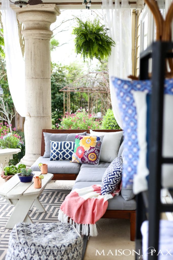 Spring Patio Decorating Ideas - Maison de Pax