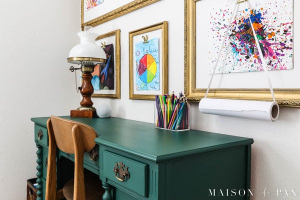 How to Paint a Desk - Maison de Pax