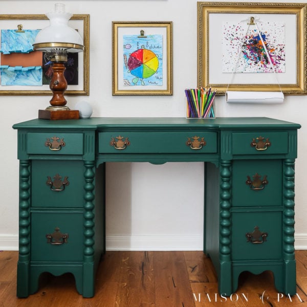 How to Paint a Desk - Maison de Pax