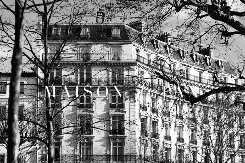 Charming Parisian Building Through the Trees - Maison de Pax
