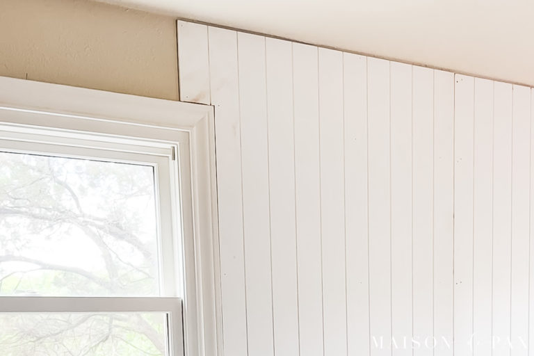 How to Install a Vertical Plank Wall - Maison de Pax