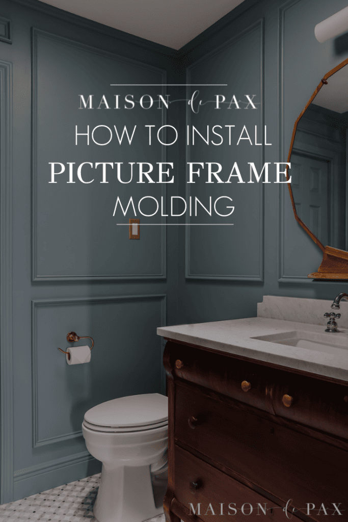 DIY Picture Frame Molding - Maison de Pax