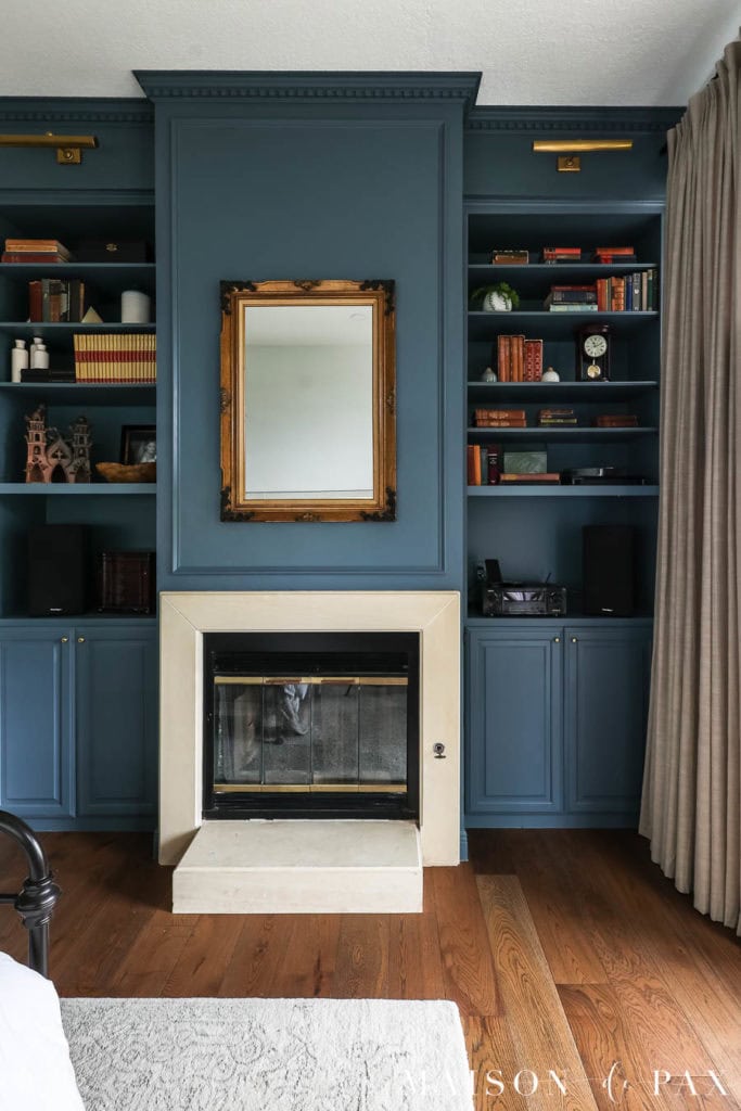 Fireplace + Bookcase Makeover - Maison de Pax