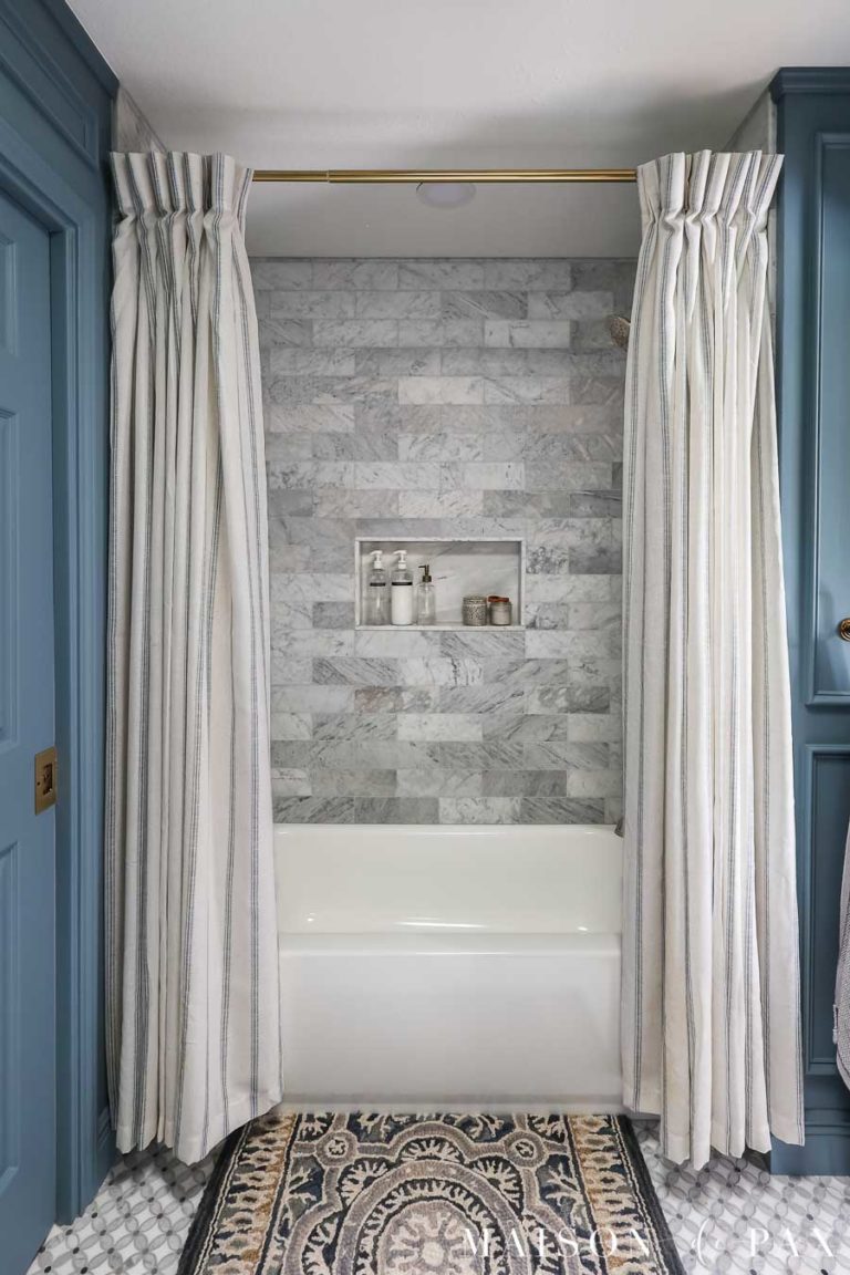 How to Use Curtain Panels as Shower Curtains (Easy & Elegant DIY Method)