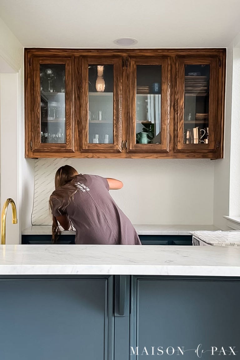 How to Install Tile Backsplash Using Musselbound - Maison de Pax