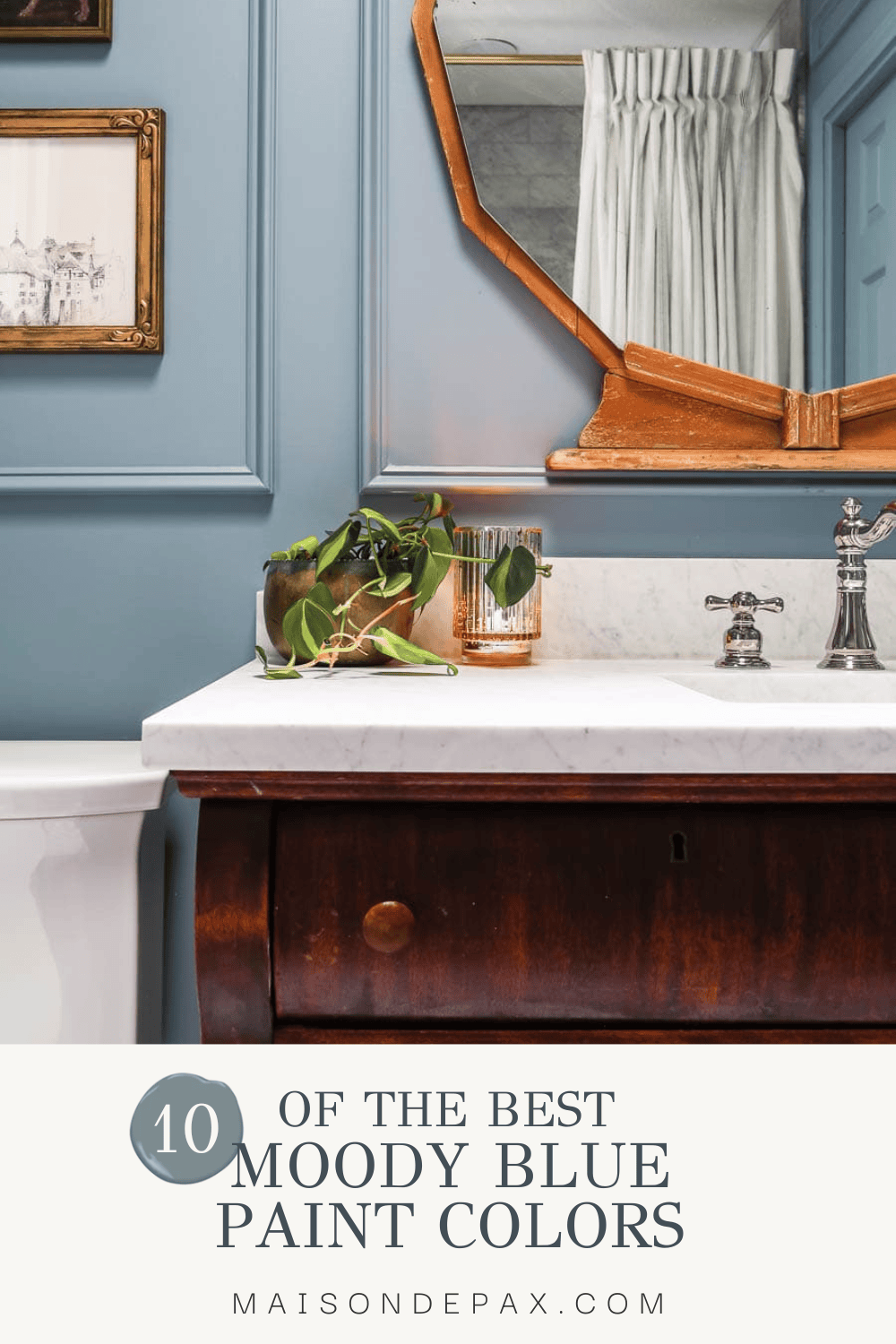The Best Moody Blue Paint Colors & How to Use Them - Maison de Pax