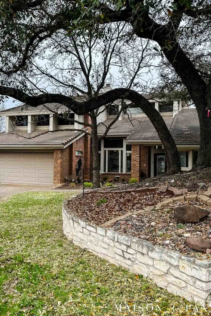 Simple Front Yard Landscaping Before and After - Maison de Pax